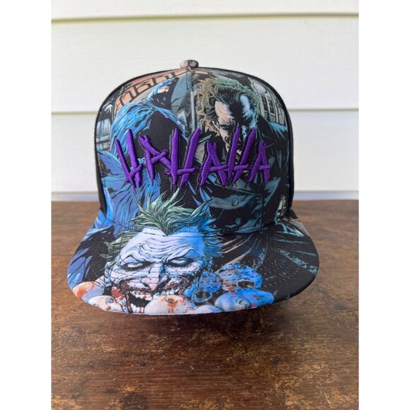DC Comics | Accessories | Jokerthemed Snapback Hat With Hahaha ...